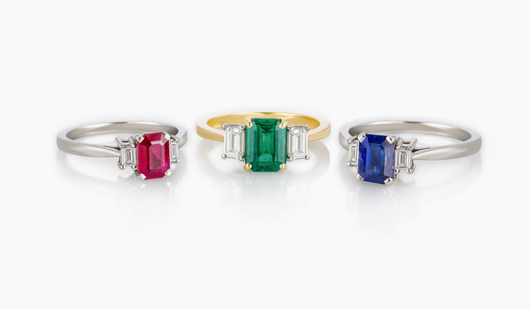 Three Stone Engagement Rings | Hatton Garden UK | London Victorian Ring ...
