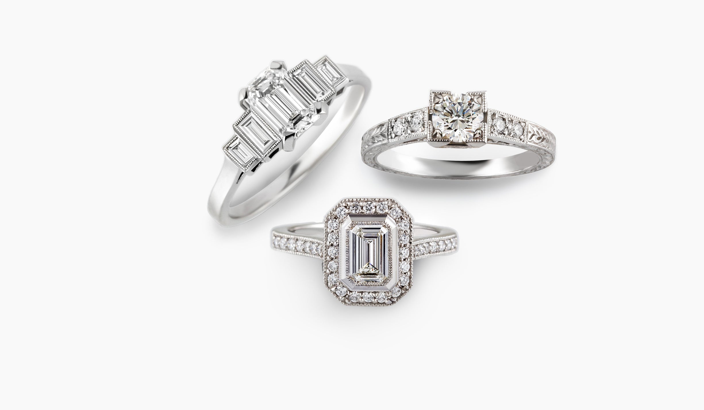Natural Diamond Engagement Rings | UK | London Victorian Ring Co – The ...